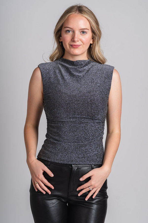 Z Supply Libra sparkle top stardust | Trendy Tops - Lush Fashion Lounge