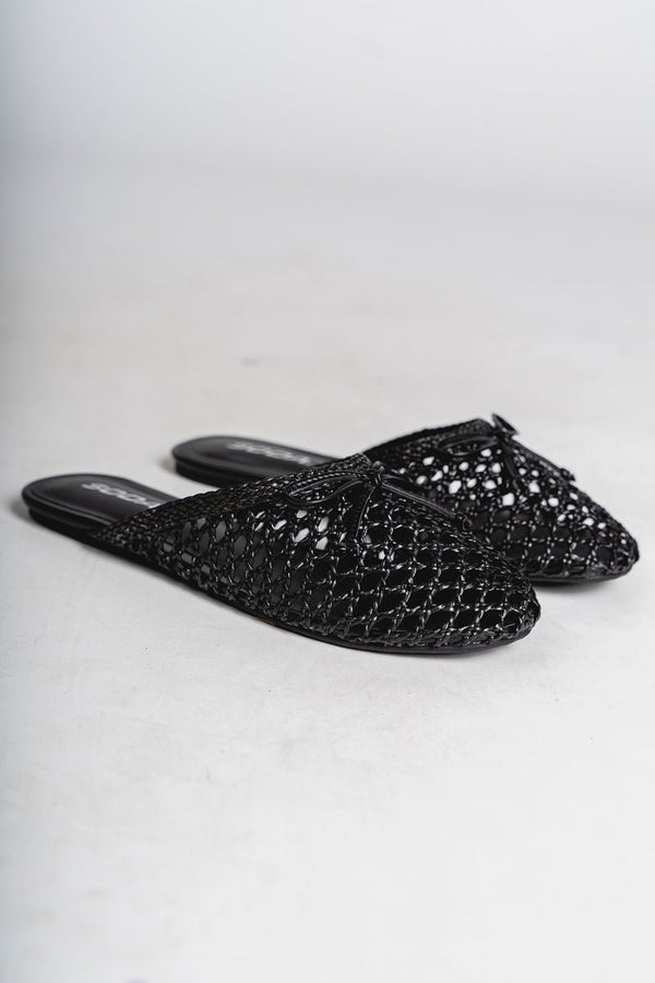 Dexter mesh slides black | Trendy Shoes - Lush Fashion Lounge