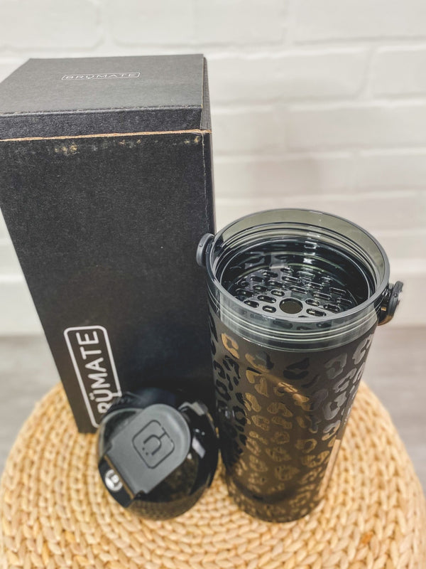 BruMate MultiShaker onyx leopard | Trendy Tumblers, Cups & Mugs - Lush Fashion Lounge