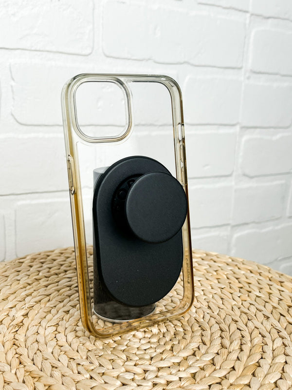 PopSocket PopGrip for magsafe case solid black | Trendy Phone - Lush Fashion Lounge